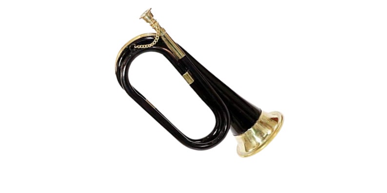 Brass Parade Bugle Musical Bugle Crest Top Bugle Hand - Etsy