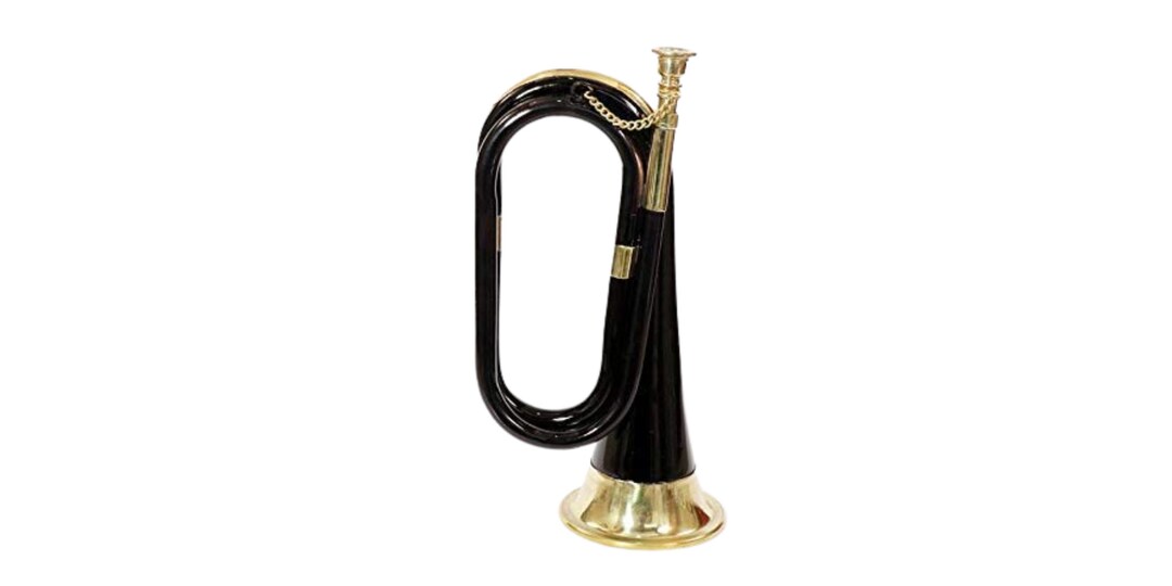 Brass Parade Bugle Musical Bugle Crest Top Bugle Hand - Etsy