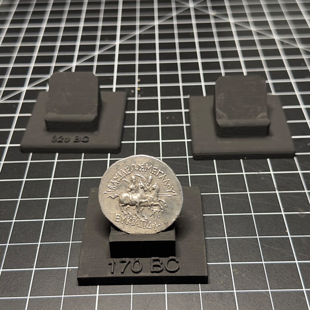 3D Printed Coin Display - Etsy
