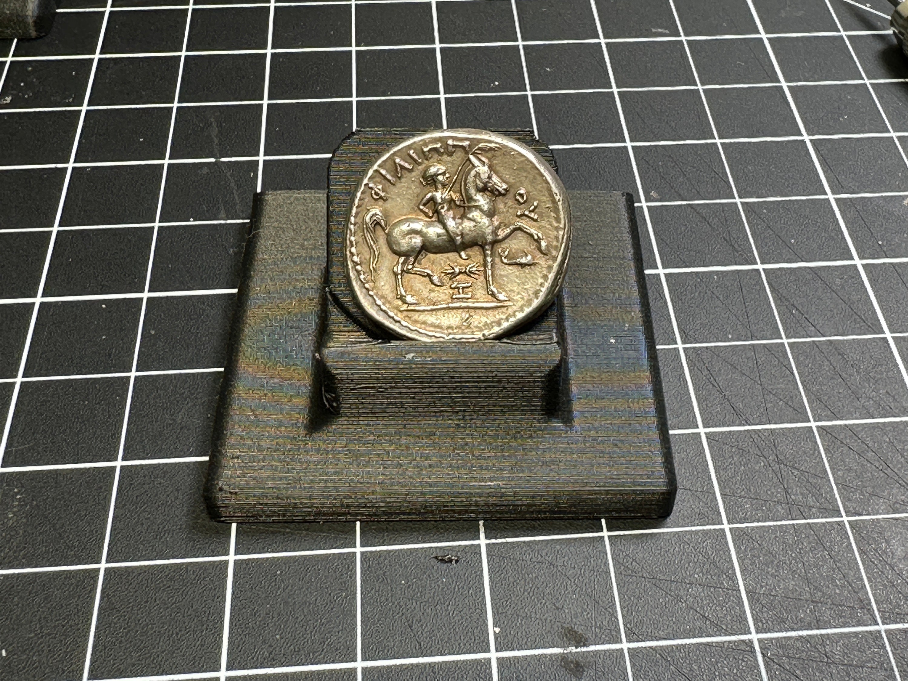 3D Printed Coin Display - Etsy