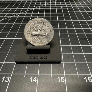 3D Printed Coin Display - Etsy