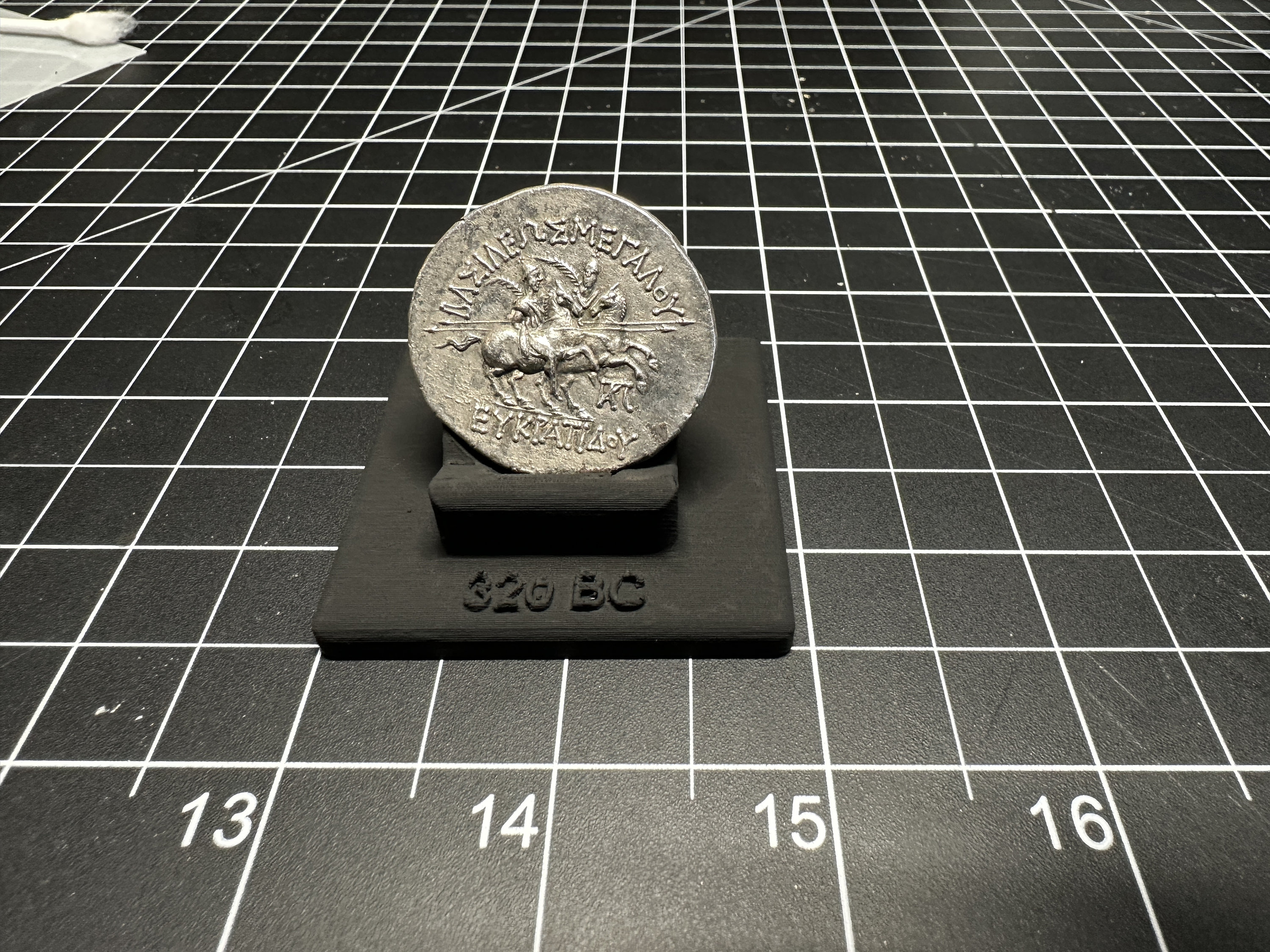 3D Printed Coin Display - Etsy