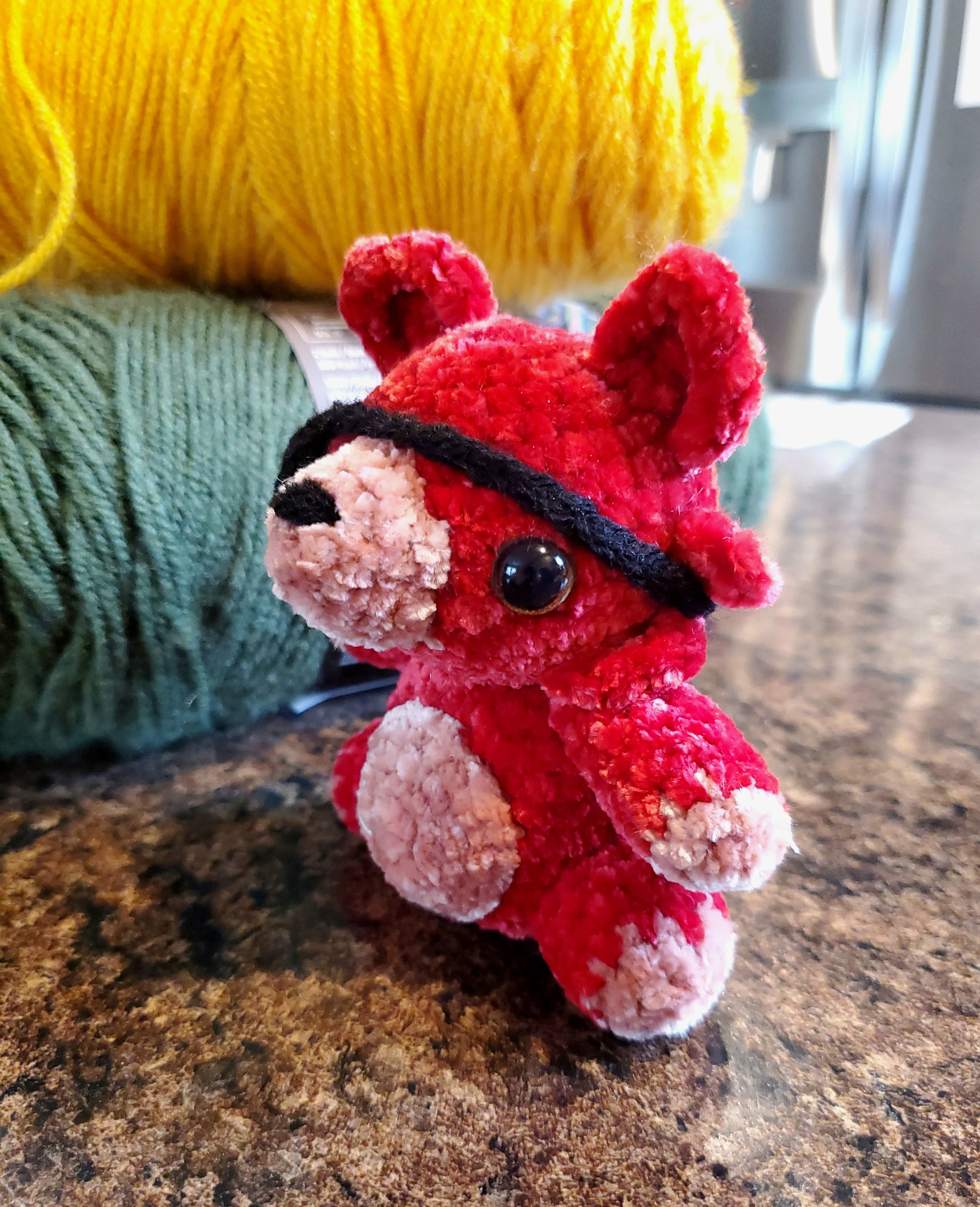 Crocheted Mini Foxy Fnaf Plushie - Etsy