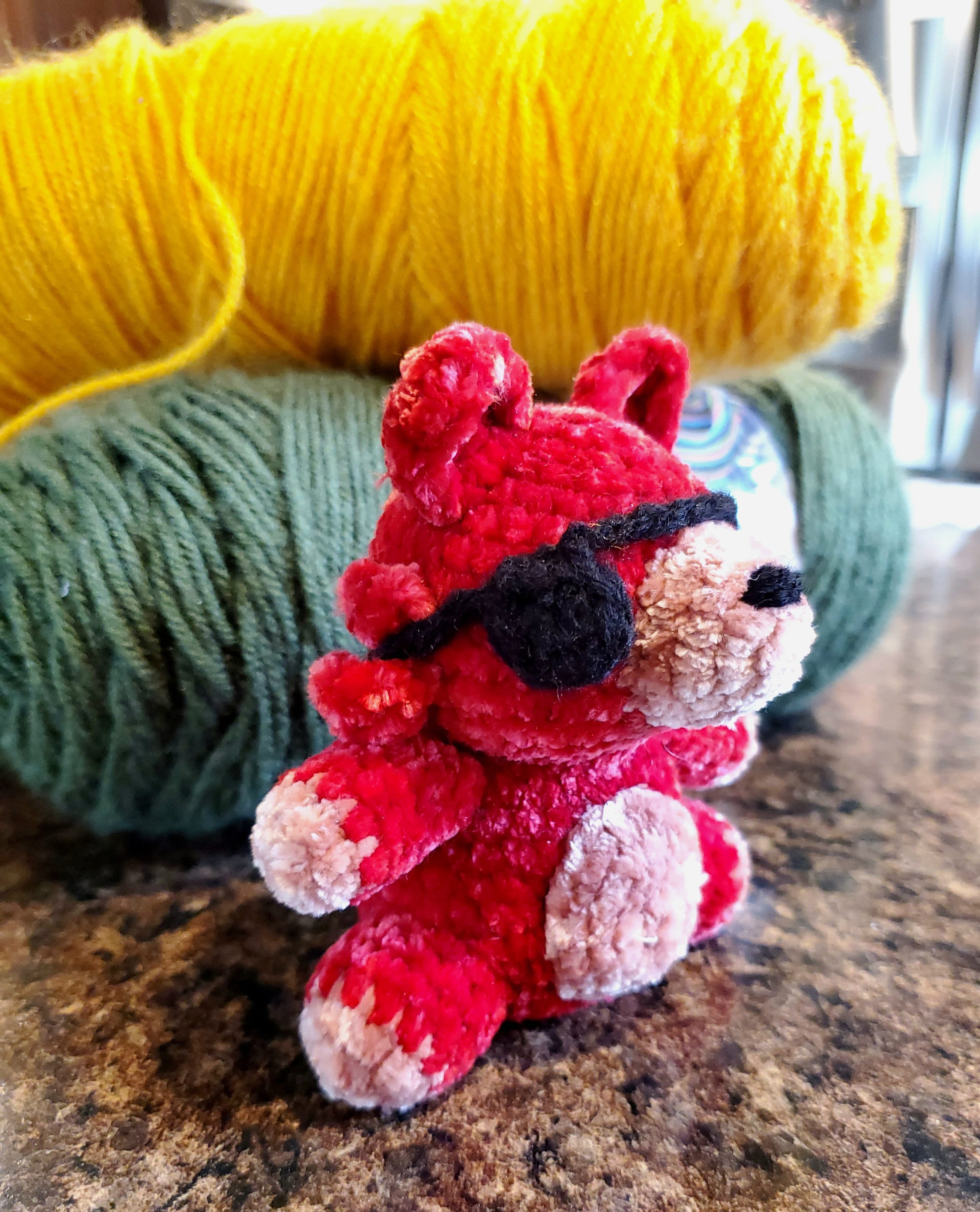 Crocheted Mini Foxy Fnaf Plushie - Etsy