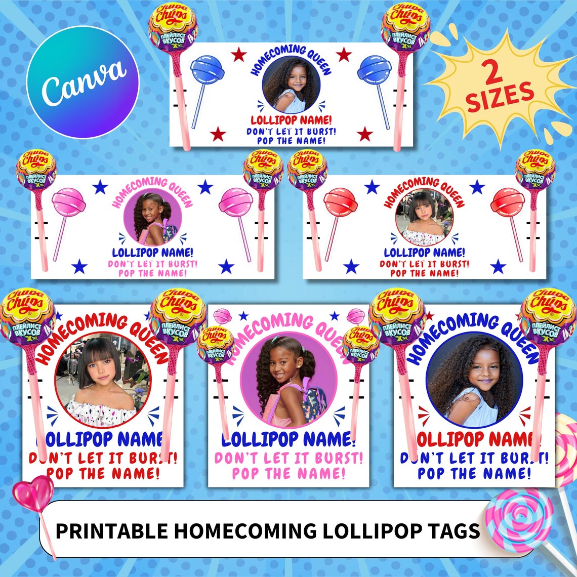 Don't Let It Burst, Homecoming Lollipop Tags, Homecoming Candy Card ...