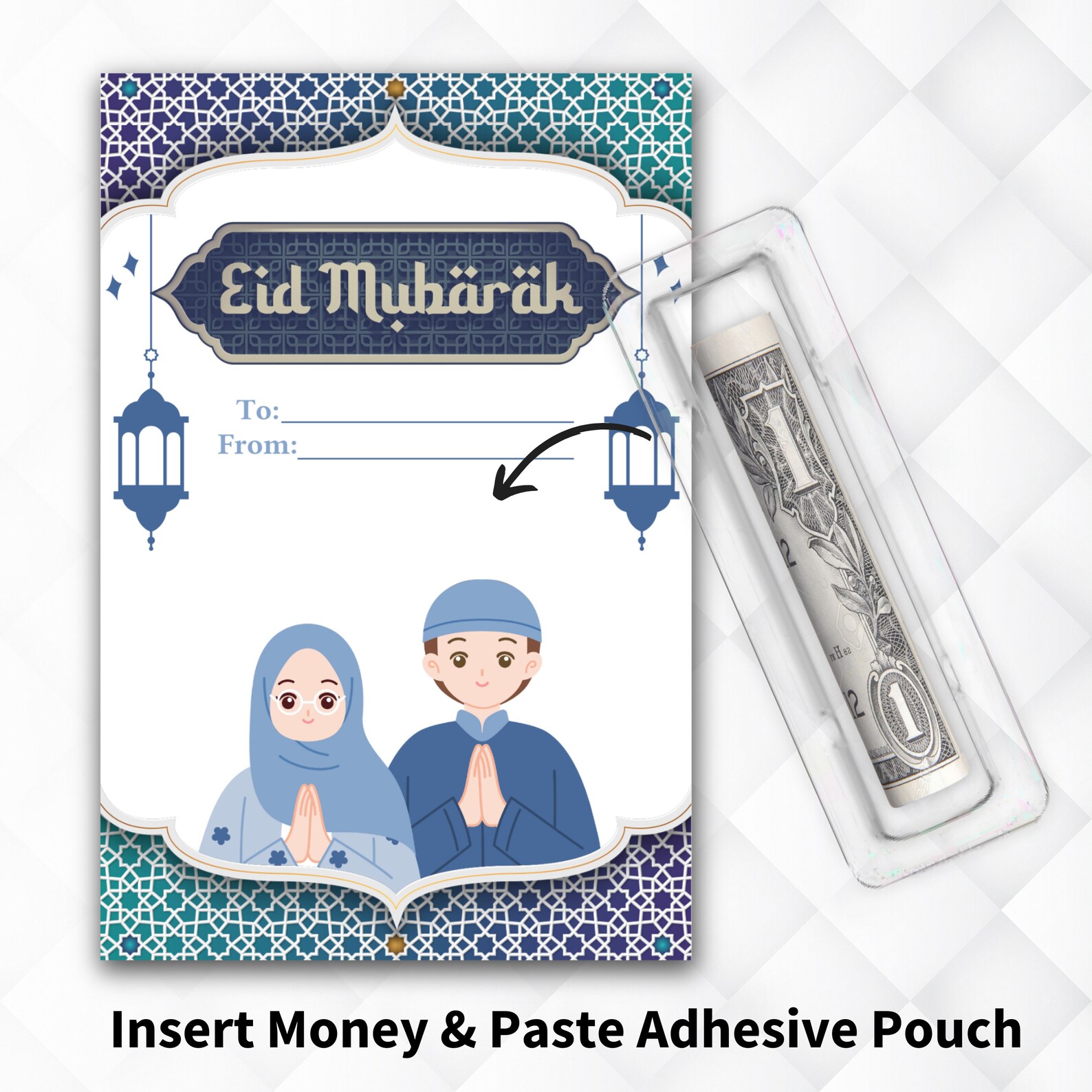 Eid Money Holder, Editable Eid Money Envelope, Eid Money Card, Eid ...