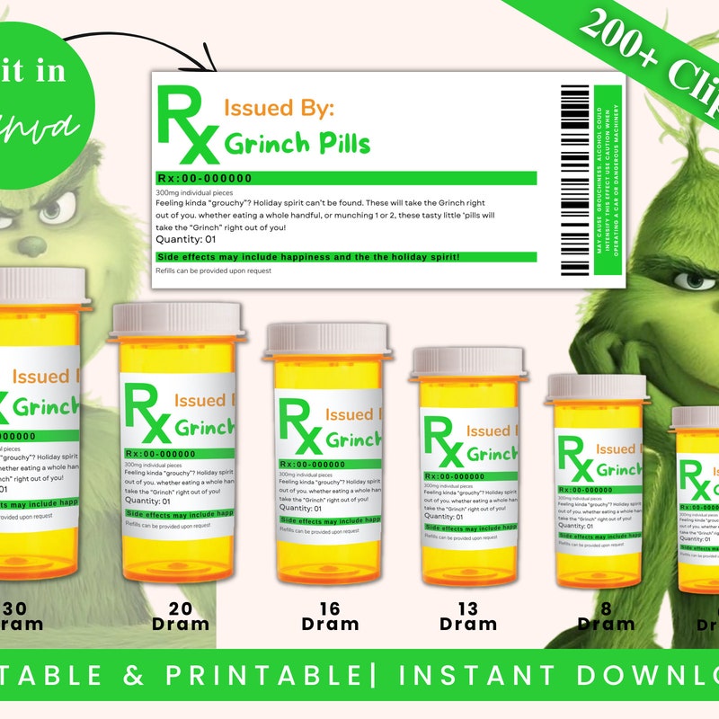 Grinch Party Favors - Etsy