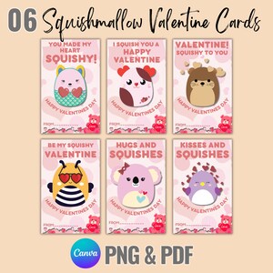 15 Squishmallow Valentine Day Cards Squishy Valentine Cards ...