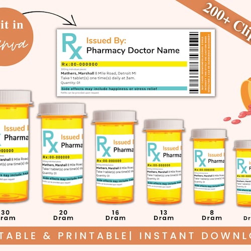 Custom Prescription Nurse Graduation Happy Pills - Etsy