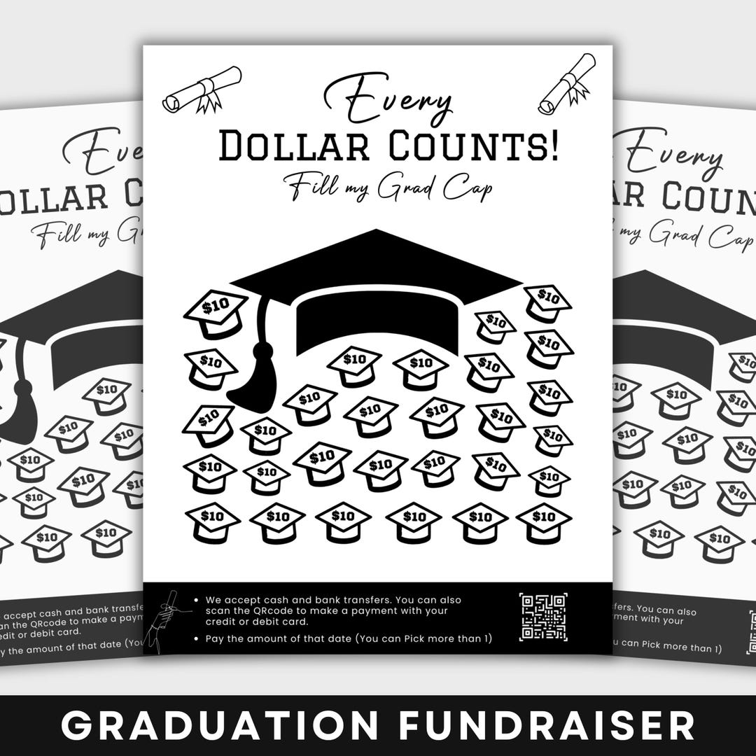 Graduation Fundraiser Template, Fill My Graduation Fundraiser, Fill My ...
