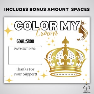 Fill My Crown Fundraising Template, Pageant Fundraising Calendar,pick a ...