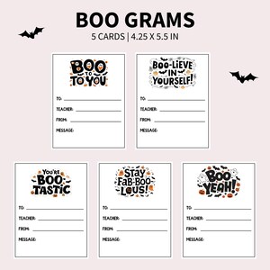 Editable Boo Grams Canva Template, Boo Grams Fundraising Kit, Editable ...