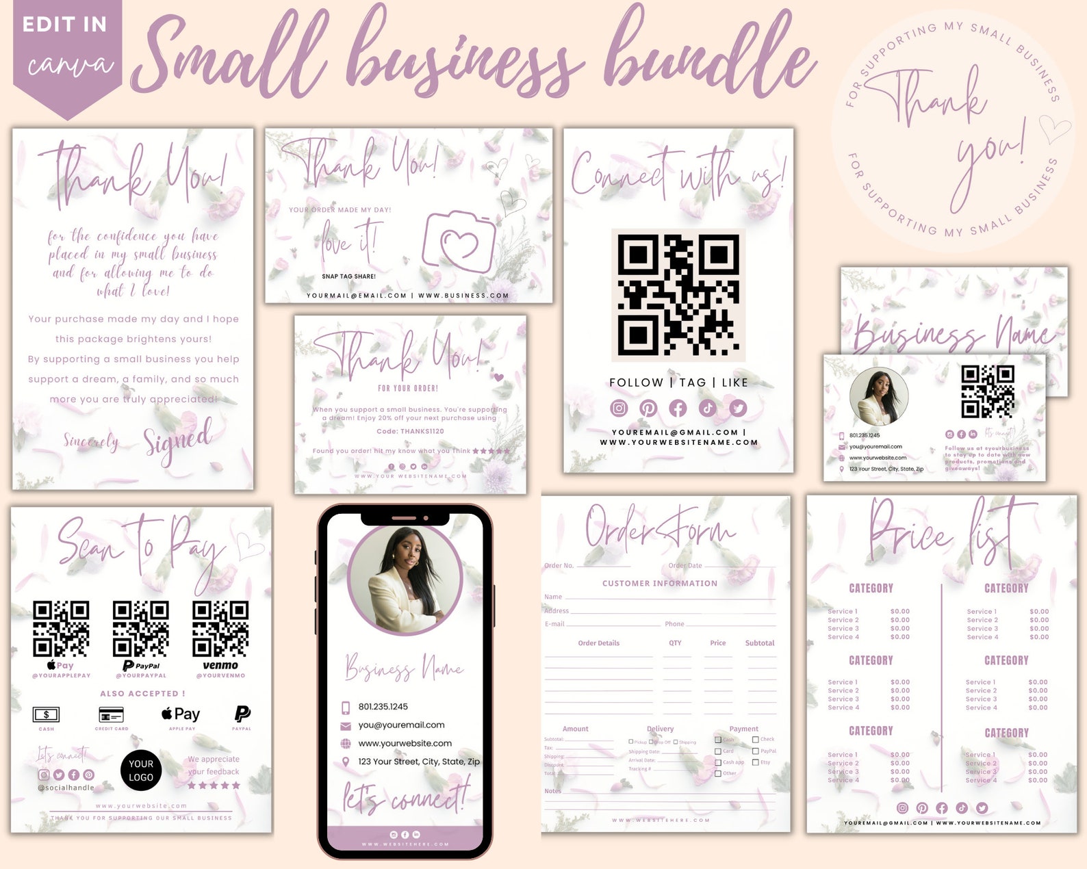 Craft Show Bundle Craft Fair Template Small Business Bundle - Etsy