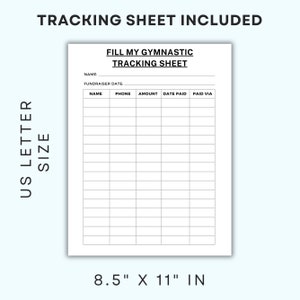 Editable Gymnastic Fundraiser Canva Template, Pick A Date to Donate My ...