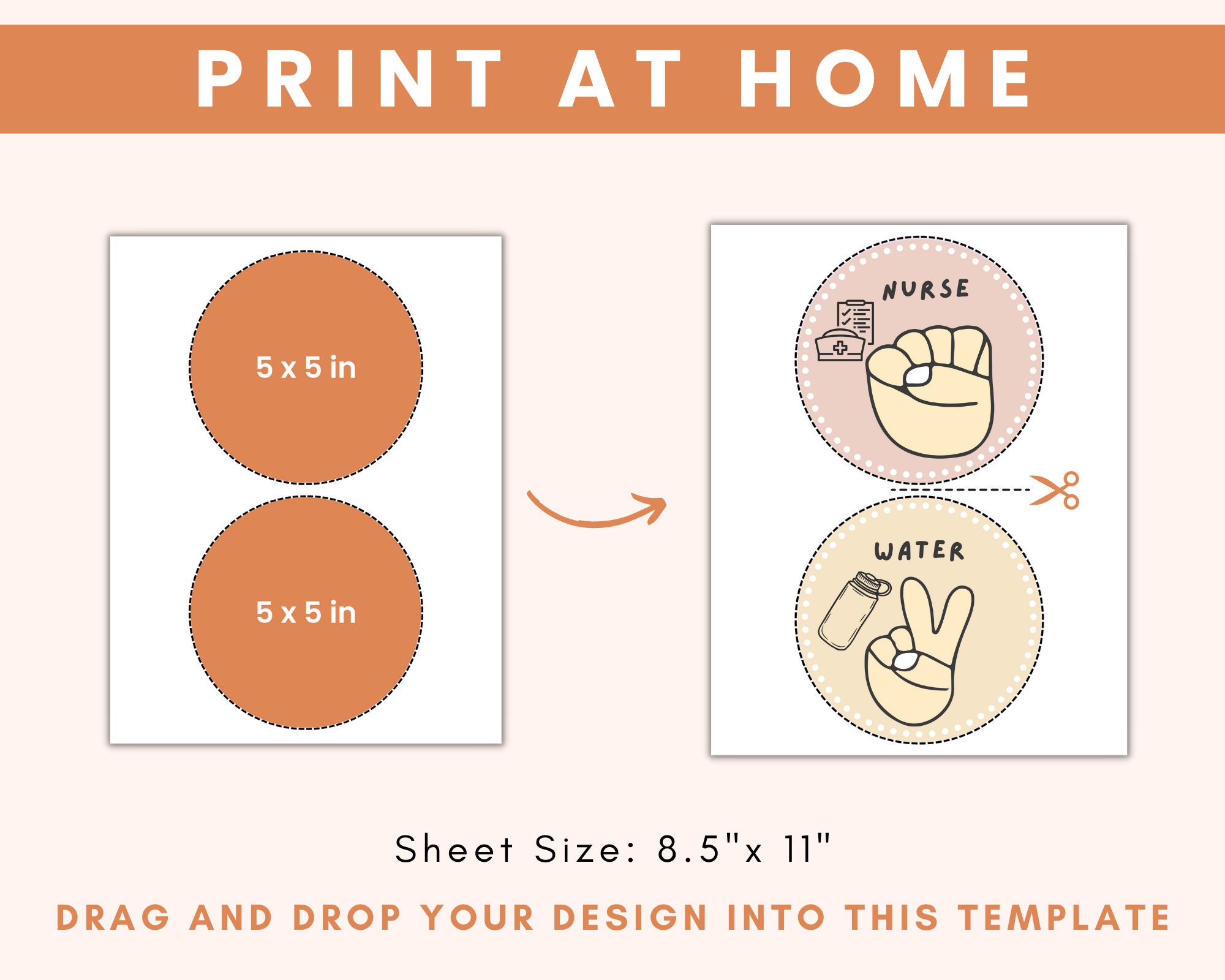 Rainbow Hand Signal Posters Hand Signal Posters Classroom - Etsy