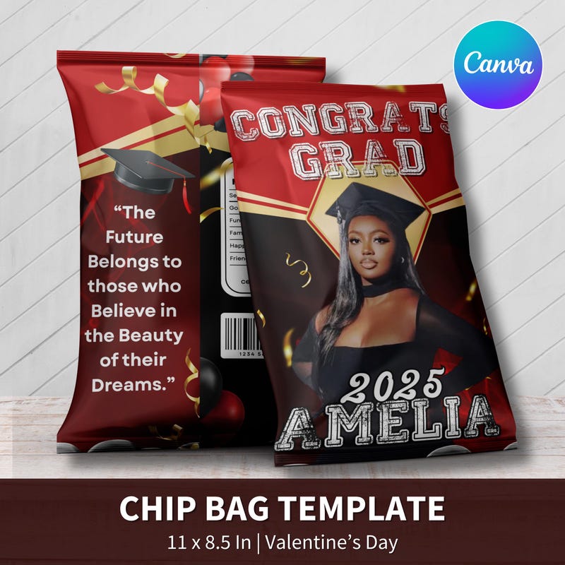Graduation Chip Bags - Etsy