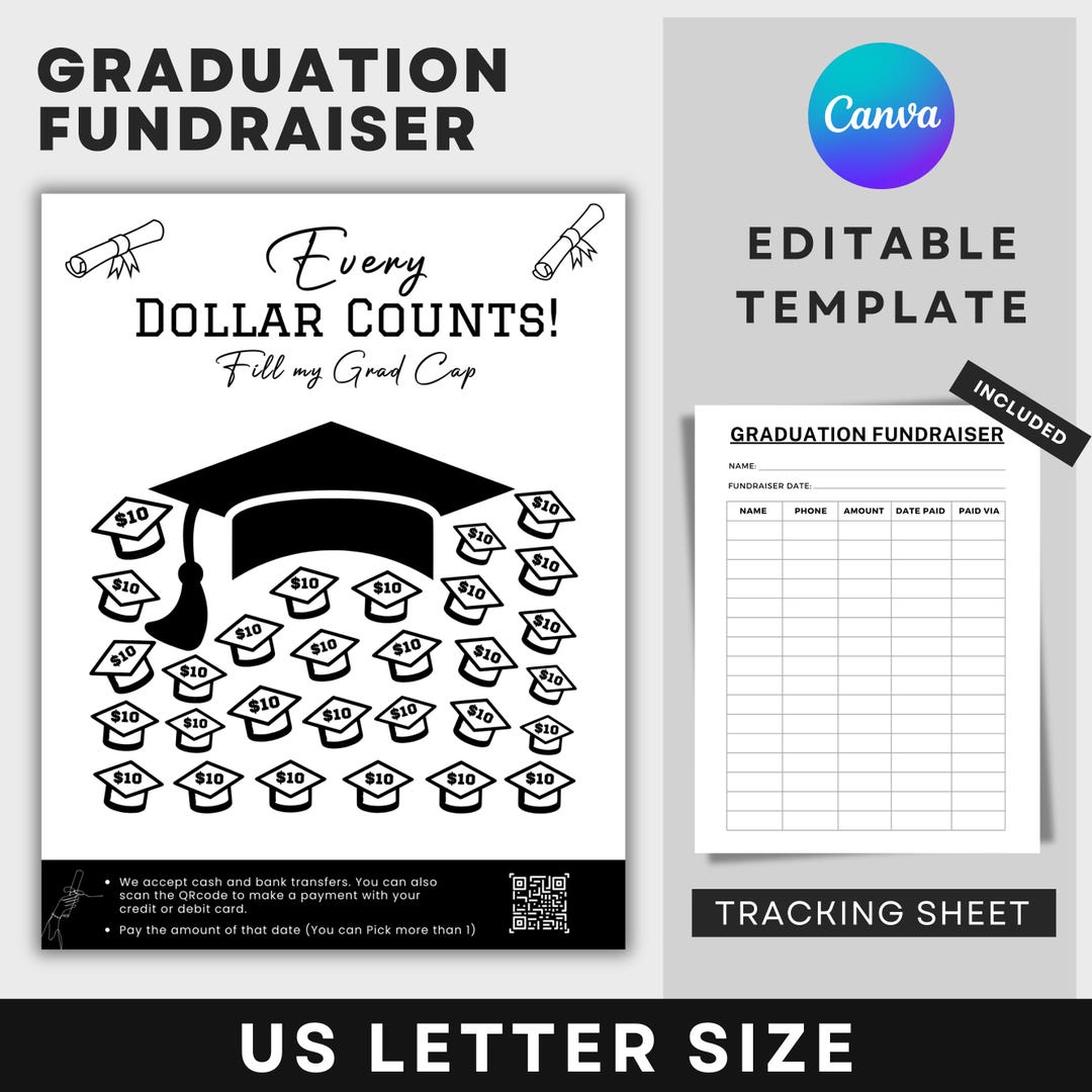 Graduation Fundraiser Template, Fill My Graduation Fundraiser, Fill My ...