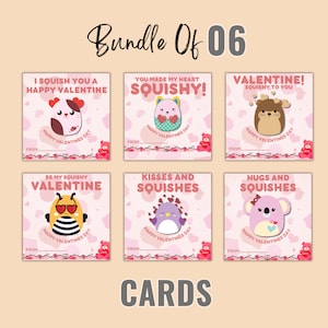 15 Squishmallow Valentine Day Cards Squishy Valentine Cards ...