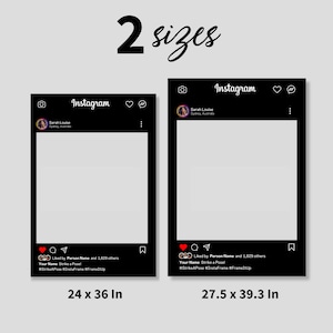 Instagram Frame Template, Instagram Photo Booth Frame Template,blogger ...