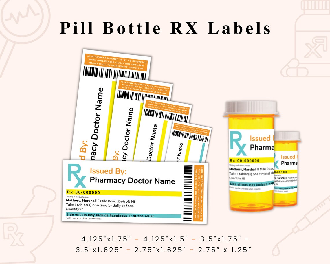 Custom Prescription Nurse Graduation Happy Pills - Etsy