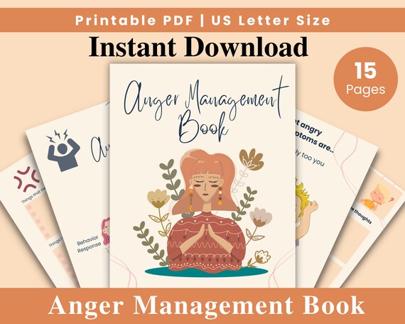 Anger Management Book Self Regulation counseling Office - Etsy