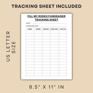 Rodeo Fundraiser Canva Editable Template, Horse Riding Match Fundraiser ...