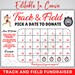 Editable Track and Field Football Fundraiser Calendar Pick a Date ...