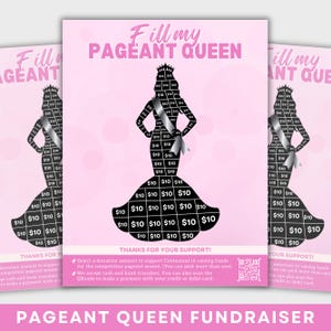 Editable Pageant Fundraiser, Help Me Fill My Pageant Queen Fundraiser ...