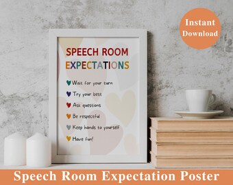 Classroom Room Rules Poster - Etsy