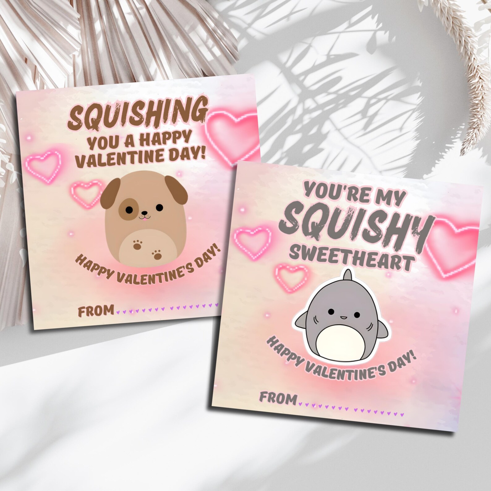 15 Squishmallow Valentine Cards, Squishy Valentine Cards, Squishmallow ...