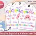 Squishy Valentine Tags, Squishing You Valentine, Hugs and Squishies ...