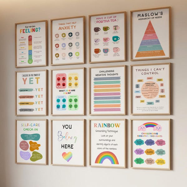 Mental Health Posters - Etsy