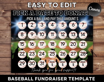 Editable Soccer Calendar Fundraiser Template Clear the Board ...