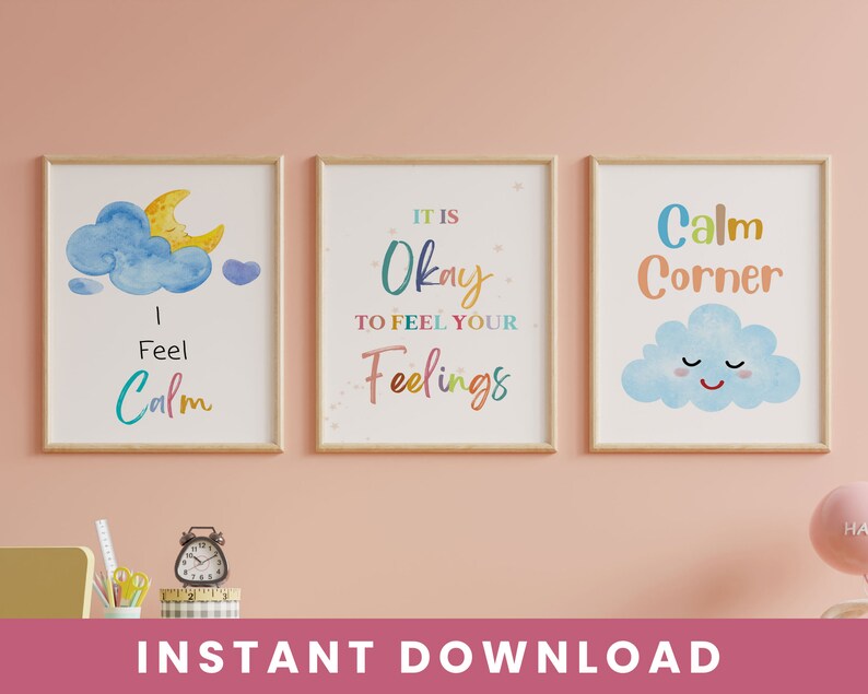30 Calming Corner Posters Bundle Calm Corner Decor Calm - Etsy