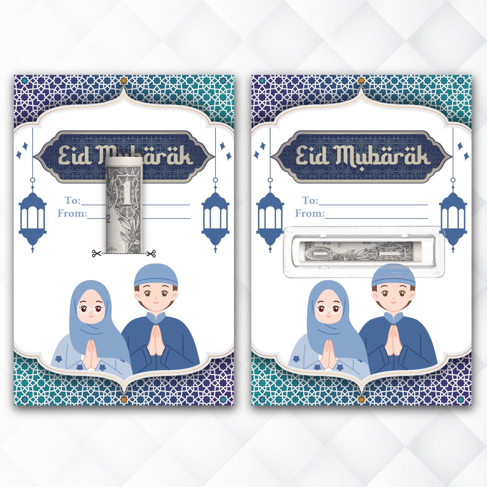 Eid Money Holder, Editable Eid Money Envelope, Eid Money Card, Eid ...