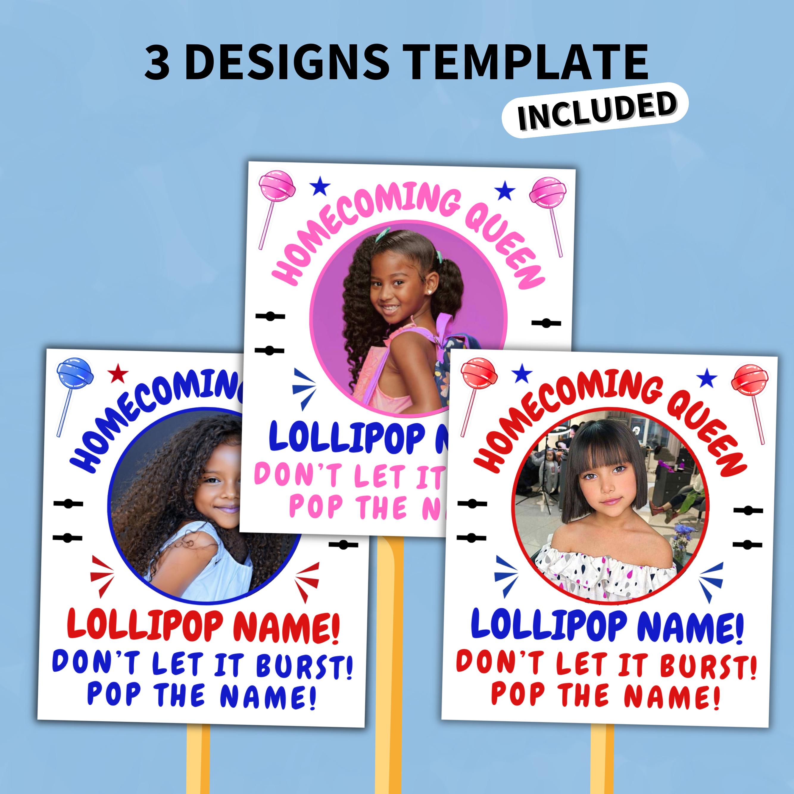 Don't Let It Burst, Homecoming Lollipop Tags, Homecoming Candy Card ...