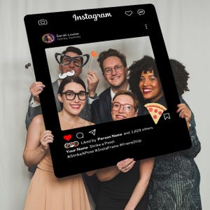 Instagram Frame Template, Instagram Photo Booth Frame Template,blogger ...