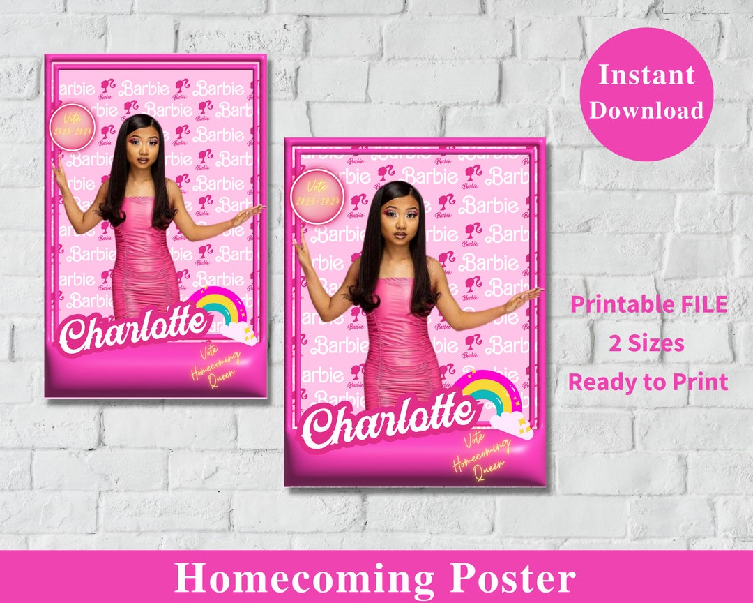 Editable Doll Homecoming Queen, Homecoming Poster, Class Treasurer ...