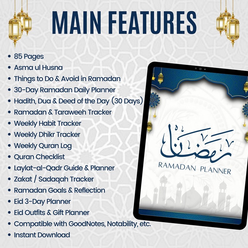 2026 Ramadan Planner for Newly Reverted Muslims, Digital Muslims 30 ...