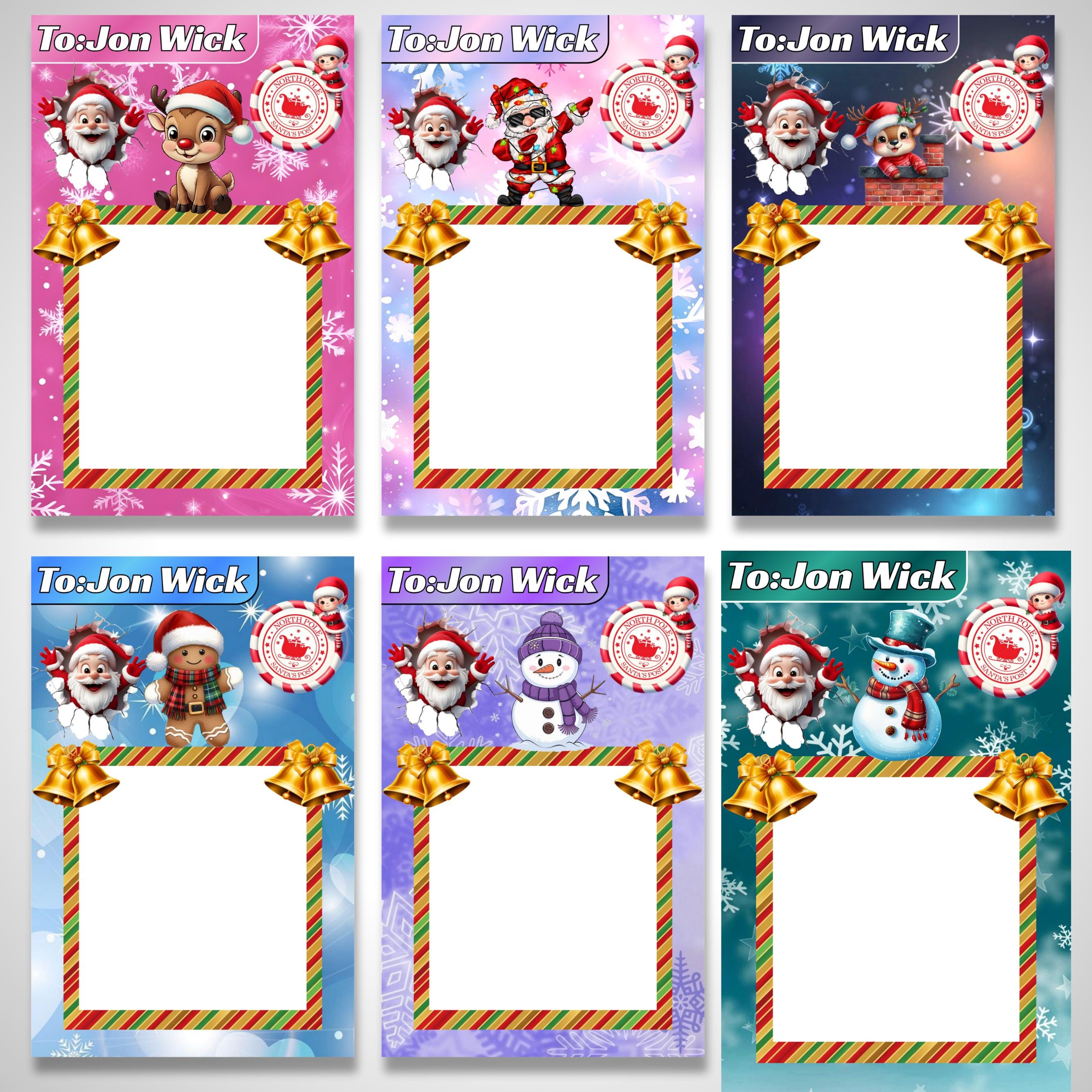 Jumbo Christmas Card Editable Template. Jumbo Cards, Christmas Jumbo ...