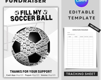 Soccer Fundraiser Instant Download - Etsy