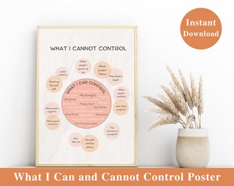 What Can I Control Poster - Etsy