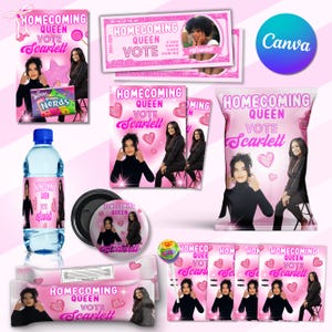 Homecoming Campaign Treat Bundle, Homecoming Queen Templates ...