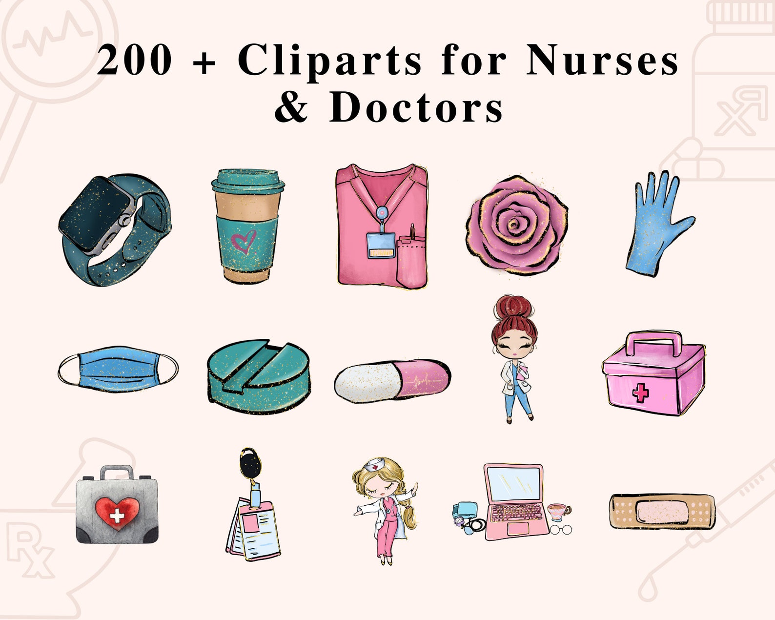 Happy Pills Pill Bottle RX Label Nurse Graduation - Etsy