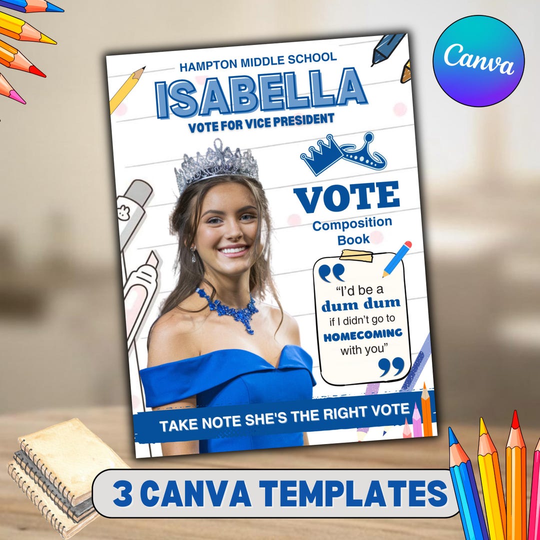 Homecoming Queen, Homecoming Poster, Homecoming Campaign, HOCO ...