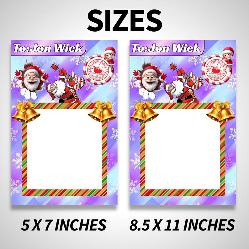 Jumbo Christmas Card Editable Template. Jumbo Cards, Christmas Jumbo ...