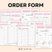 Craft Show Bundle, Craft Fair Template, Order Form Template, Scan to ...