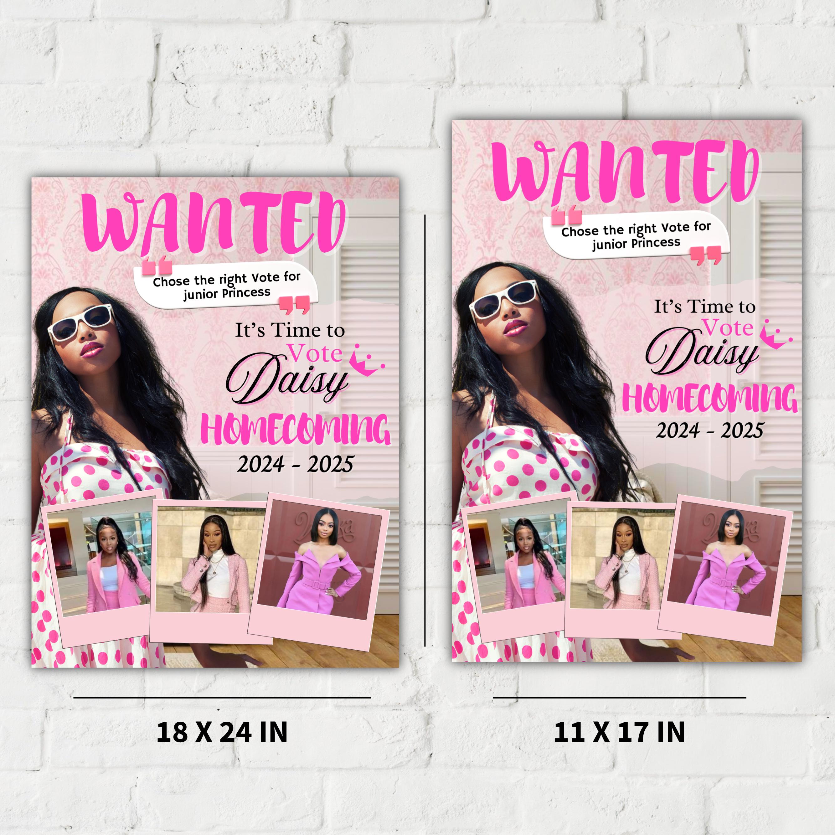 Wanted Student Council Poster High School Campaign Poster,student ...