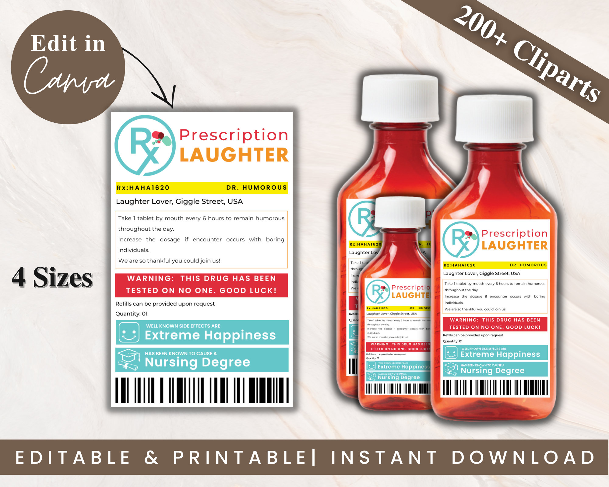 Liquid Bottle Label Liquid Bottle RX Labels Prescription - Etsy