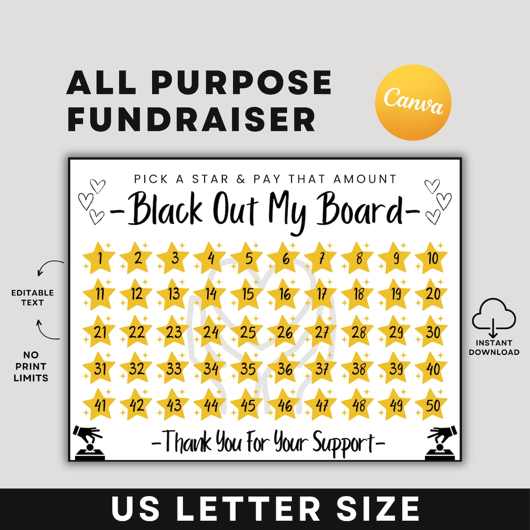 All Purpose Fundraiser Calendar, Pick A Date to Donate, Cash Calendar ...